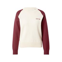 Gant Pullover Damen Gr&ouml;&szlig;e XXL weinrot / wei&szlig;