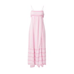 Hollister Kleid Damen Gr&ouml;&szlig;e 38 altrosa / hellpink / wei&szlig; Winterkleid