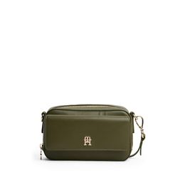 Tommy Hilfiger Mini Bag »TH ICON CAMERA BAG«, Damen Umhängetasche, Schultertasche mit TH-Logoemblem oliv