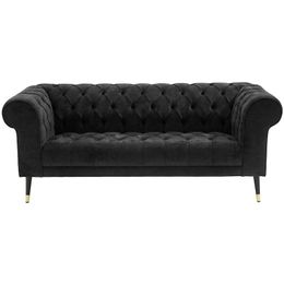 Home Affaire Chesterfield-Sofa »Tinnum« schwarz
