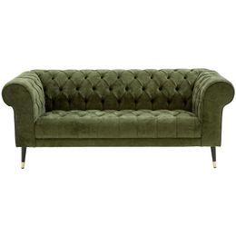 Home Affaire Chesterfield-Sofa »Tinnum« olive