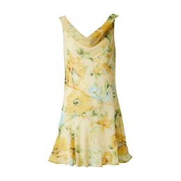 Topshop Cocktail Dress female Yellow size 6