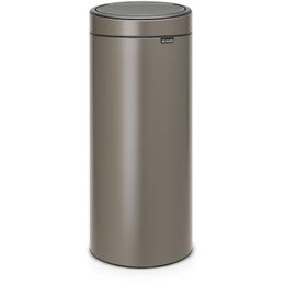 Brabantia Mülleimer »Touch Bin New, 30L« Soft-Touch-Öffnungssystem Platinum