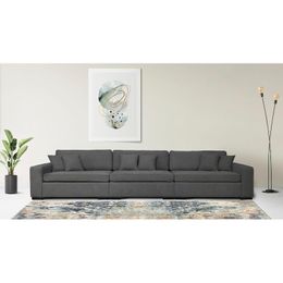 Home Affaire 3-Sitzer &raquo;Skara&laquo; Lounge-Sofa mit Federkernpolsterung, in vielen Bezugsvarianten grau 100% Polyester