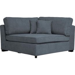 Home Affaire Sofa &raquo;Skara XXL&laquo; Eckelement zur individuellen Polstergarnitur-Gestaltung blau 100% Polyester