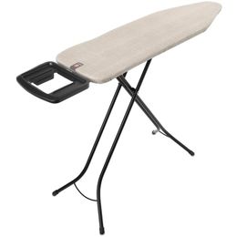 Brabantia B&uuml;gelbrett &raquo;B&uuml;geltisch B, 124 x 38 cm, Dst-Mulde Solide&laquo; B&uuml;gelfl&auml;che 124 cmx38 cm Fairtrade-zertifiziert Denim Grey / Black