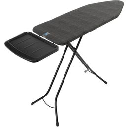 Brabantia B&uuml;gelbrett &raquo;B&uuml;geltisch C, 124 x 45 cm, Dst-Ablage Solide&laquo; B&uuml;gelfl&auml;che 124 cmx45 cm Fairtrade-zertifiziert Denim Black
