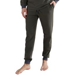 Tom Tailor Pyjamahose »Dallas« Bindeband, Seitentaschen, bequem, pflegeleicht, elastisch, Baumwollmix grün 56 (XXL) - N-Gr N-Gr 56 (XXL) Herren...