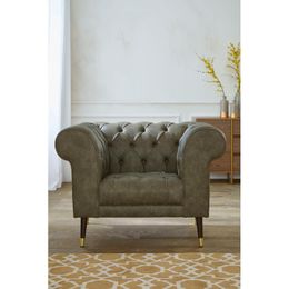 Home Affaire Chesterfield-Sessel »Tinnum Sessel« olive