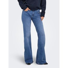 Only Bootcut-Jeans »ONLTIGER LW WIDE MB FLARED DNM PIM« Medium Blue Denim 26 - Länge 30 Länge 30 26 Flared Fit Jeans von Only