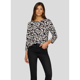 Rabe 3/4-Arm-Shirt mit All-Over Print Schwarz 50 50 Shirt von Rabe