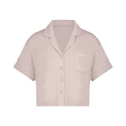 Hunkem&ouml;ller Hunkem&ouml;ller Schlafshirt Damen Gr&ouml;&szlig;e M beigemeliert / wei&szlig;