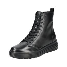 Geox Schnürstiefelette »Stiefelette Glattleder« Schwarz 39 39 Verschluss: Schnürung