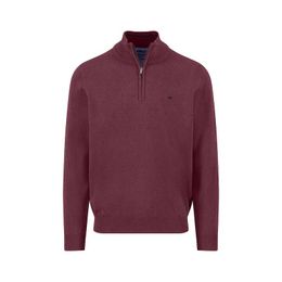 Fynch-Hatton Troyer mit Logo Stickerei deep merlot XXL XXL Troyer von FYNCH HATTON