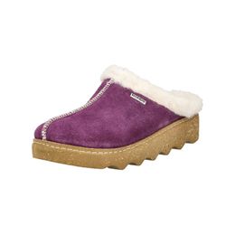 Rohde Hausschuh &raquo;Hausschuhe Veloursleder&laquo; Violett 41 41 Verschluss: Schlupfschuh