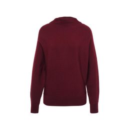 Zero Pullover strukturiert mit Stehkragen Damen Gr&ouml;&szlig;e S cranberry