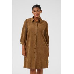Kaffe Curve Shirt Dress 'Verana ' female Brown size 48