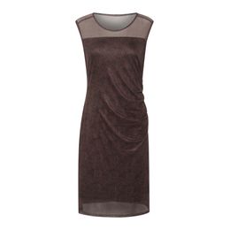 Kaffe Kleid 'KA Ellie' Damen Gr&ouml;&szlig;e 34 braun / schwarz Winterkleid