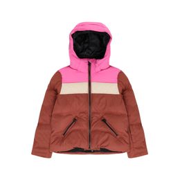Brunotti Kids Sportjacke 'Niagony' M&auml;dchen Gr&ouml;&szlig;e 140 beige / hellpink / rostrot