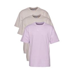 Karl Kani Shirt Herren Gr&ouml;&szlig;e S nude / orchidee / wei&szlig;