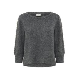 Kaffe Pullover 'Betty' Damen Gr&ouml;&szlig;e XL dunkelgrau / graumeliert
