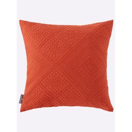 Pereira da Cunha Kissenh&uuml;lle 2er-Set, terra, Gr&ouml;&szlig;e 40x40 cm