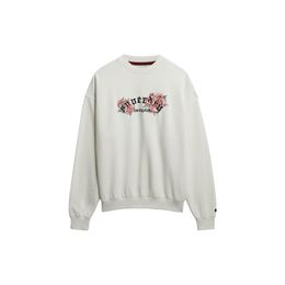 Superdry & Co Sweatshirt 'Night Garden' Damen Gr&ouml;&szlig;e M rosa / schwarz / offwhite