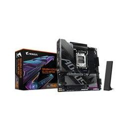 Gigabyte B840M AORUS ELITE WIFI6E, Mainboard schwarz/silber