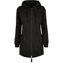 Build Your Brand Ladies Sweat Parka Kapuzenjacke schwarz in M BY148-black