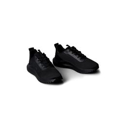 Sneaker Calvin Klein Jeans "EVA RUNNER MIX NY", Herren, Gr. 40, schwarz, Textil, unifarben, Schuhe, Runner Sneaker, Freizeitschuh, Halbschuh mit seitlichem Logo