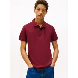 Poloshirt Tommy Jeans "TJM SLIM PLACKET POLO EXT", Herren, Gr. L, rot (rot wine), Piqu&eacute;, Obermaterial: 100% Baumwolle, slim fit, Shirts