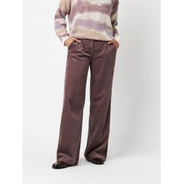 Palazzohose Toni "Luisa Palazzo", Damen, Gr. 20, K-Gr, mauve, Cord, Obermaterial: 78% Baumwolle, 20% Modal, 2% Elasthan, unifarben, normal, Hosen, Relaxed Fit, aus seidigem Cord