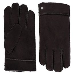 Roeckl Full Finger Gloves 'CLASSIC SILK LAMB' male Brown size 9,5