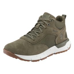 Schnürboots Timberland "VOYAGER PARKMID LACE UP SNEAKER", Gr. 41,5, dunkelgrün suede, Leder, Schuhe, Winterschuhe, Sneakerboots, Winterboots