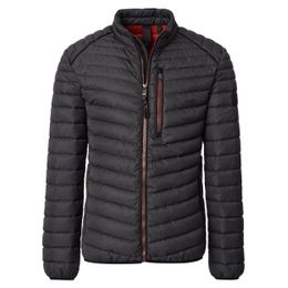 Langjacke Casamoda "Casamoda Jacke uni", Herren, Gr. M, grau (dunkelgrau), 100% Polyester, Jacken