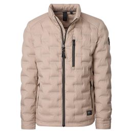 Langjacke Casamoda "Casamoda Jacke uni", Herren, Gr. L, champagner beige, 100% Polyester, Jacken