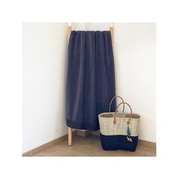 Le Comptoir de la Plage Strandtuch "Shady" in Grau - (L)180 x (B)140 cm - 34% | Badtextilien