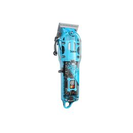 Hoco DAR Profi-Haarschneider mit LED-Display & 4 Aufs&auml;tzen Blau
