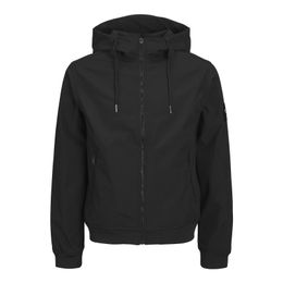 Jack & Jones Jack & Jones Jacke BASIC Softshelljacke mit Kapuze, Rei&szlig;verschluss und Rei&szlig;verschlusstaschen