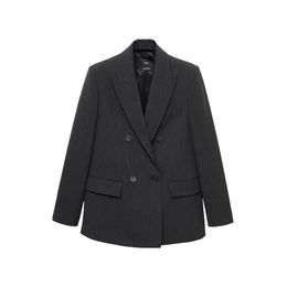 Mango Blazer 'Irise' Damen Gr&ouml;&szlig;e 32 anthrazit / hellgrau