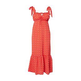 River Island Kleid 'MOLLY' Damen Gr&ouml;&szlig;e 44 rot / wei&szlig;