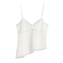 Bershka Top Damen Gr&ouml;&szlig;e L wei&szlig;