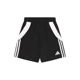adidas Performance Sportshorts 'Tiro 24' Jungen Größe 164 schwarz / weiß
