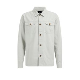 WE Fashion Button Up Shirt male Grey size XL