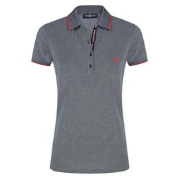 Jimmy Sanders Poloshirt Damen Gr&ouml;&szlig;e XL navy / rot / wei&szlig;