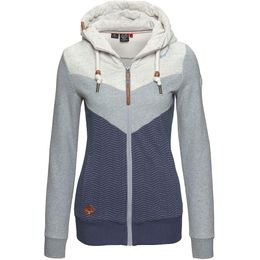 Ragwear Ragwear Sweatjacke Damen Größe XXXL blau / braun / grau