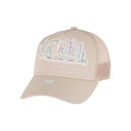 Von Dutch Cap 'Memphis' Herren Gr&ouml;&szlig;e 55/60 creme / neonblau / lila / rosa