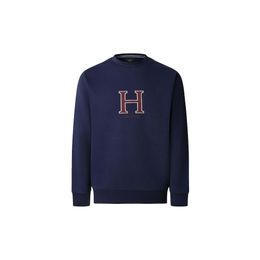 Hackett London Pullover 'Heritage' Herren Gr&ouml;&szlig;e XS nachtblau / rubinrot / wei&szlig;