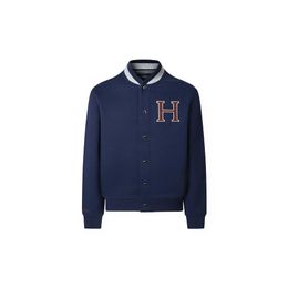 Hackett London Zip-Up Hoodie 'Heritage' male Blue size L