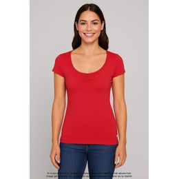 Blutsgeschwister T-Shirt Damen Gr&ouml;&szlig;e S Second Hand rot